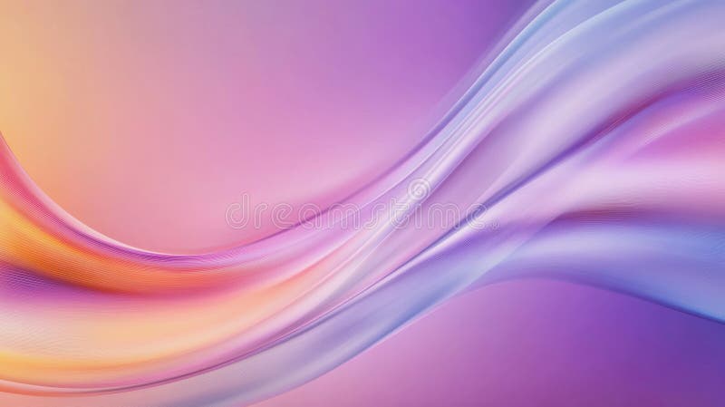 Smooth Purple Gradient Background with Soft Waves Creates Calming ...