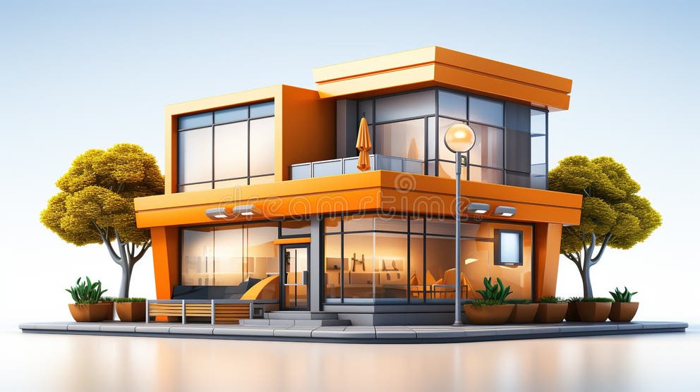 Modern Shop in a 3D Environment with a Touch of Nature: Perfect for ...