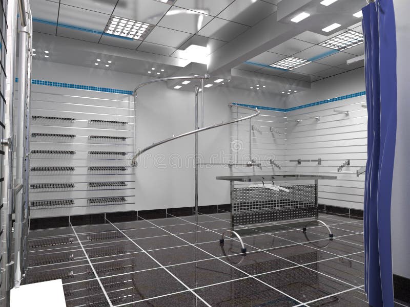 Modern Shop Interior stock photo. Image of boutique, modern - 3725786