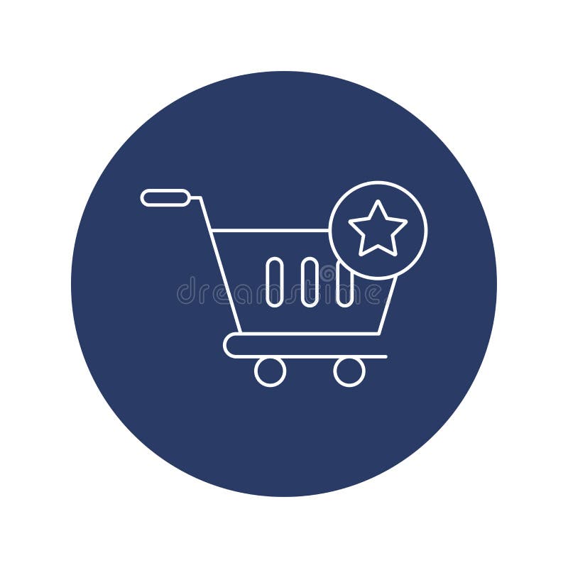 Modern Shopping Cart Icon Vector Stock Vector - Illustration of market ...