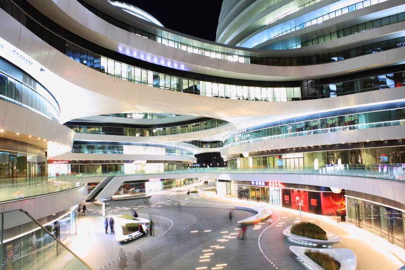 The modern shopping malls stock photo. Image of client - 37102152