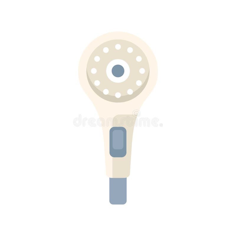 Modern Shower Head Offering Refreshing Water Stream Stock Illustration ...