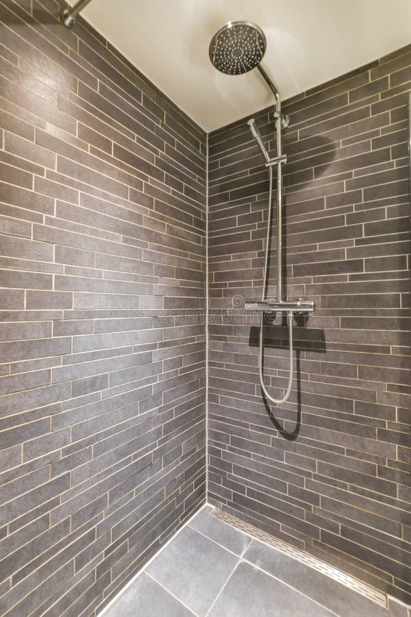 Modern shower stall stock photo. Image of style, luxurious - 239786992