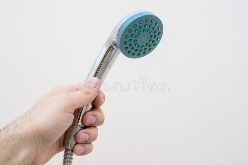 Modern shower tap stock image. Image of damage, carbonate - 87572977