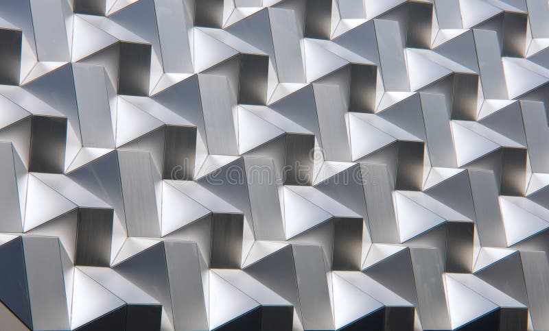 Modern silver facade stock photo. Image of dresden, repetition - 20770064