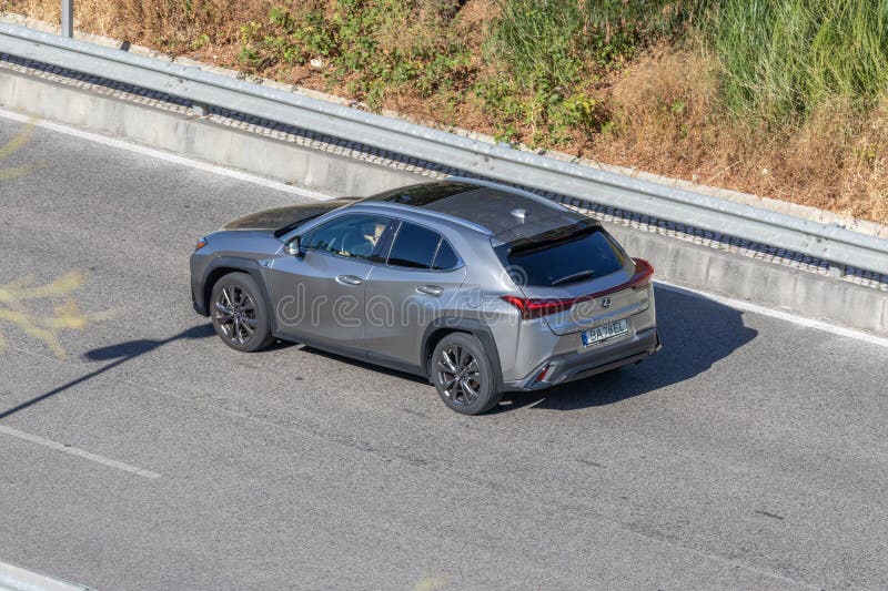 Lexus Ux 250h Luxury Crossover Driving on Highway Editorial Photo ...