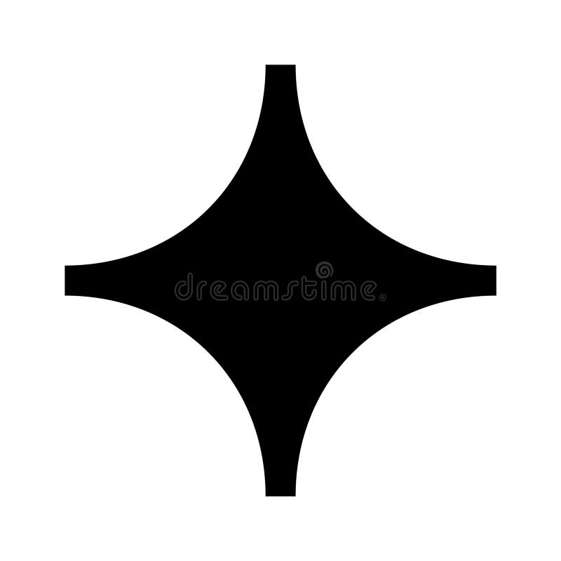 Modern Simple Bling Spark Element Stock Illustration - Illustration of ...