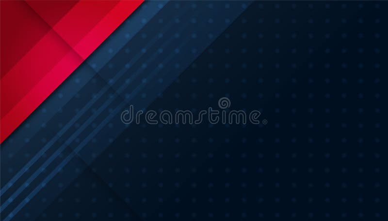 Modern Simple Blue and Red Abstract Background Stock Vector ...