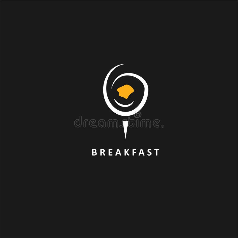 Modern and Simple Breakfast Logo Design Vector Illustration Stock ...