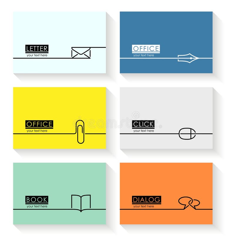 Simple Line Icons for Infographic Stock Vector - Illustration of mouse ...