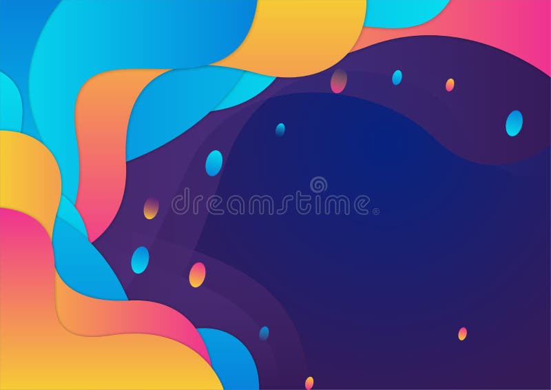 Modern Simple Colorful Abstract Wave Background. Vector Abstract ...