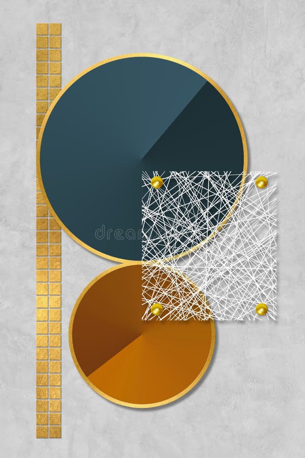 Modern Simple Geometric Line Color Block Gradient Overlay Art Pattern ...