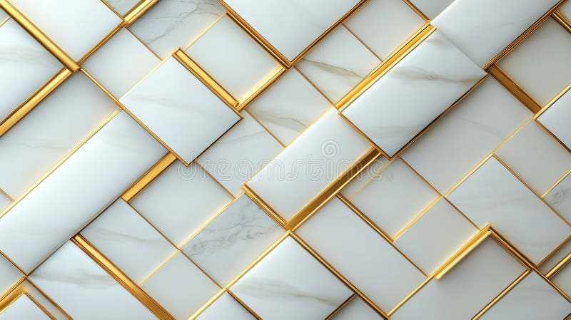 Modern Simple Geometric Seamless Pattern with Gold Line Texture on ...