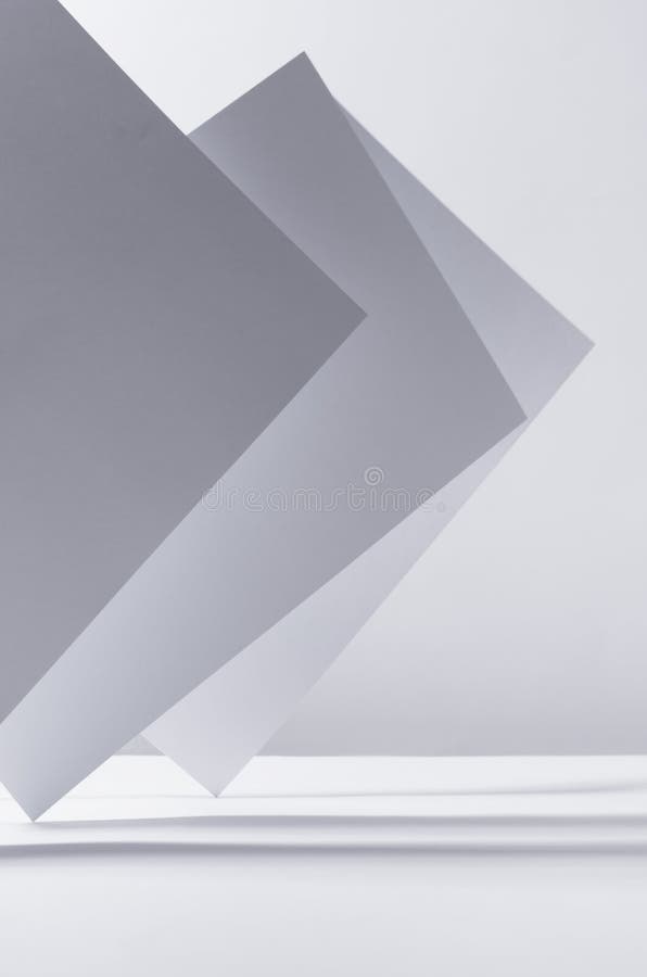 Modern Simple Geometric White Grey Abstract Background with Asymmetric ...
