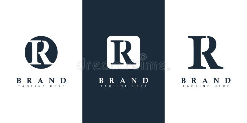 Modern and Simple Letter IR Logo, IR or RI Initials Stock Illustration ...