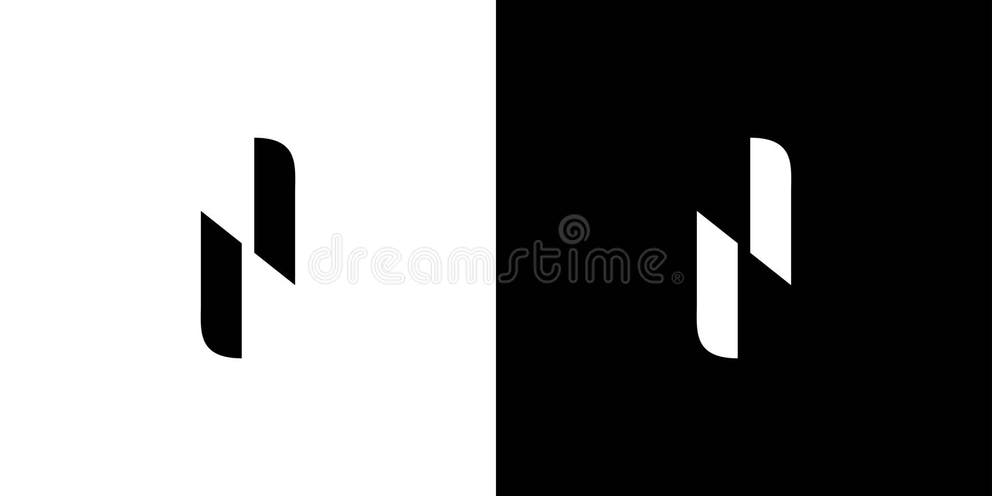 Modern and Simple N Logo Design Stock Vector - Illustration of brand ...