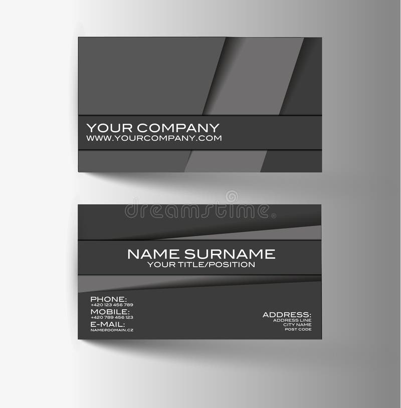 Guest Id Card Set Vector Design Illustration Stock Vector ...