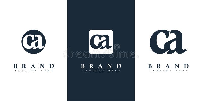 Modern and Simple Lowercase CA Letter Logo, Suitable for Any Business ...