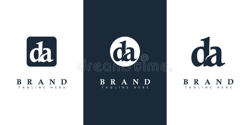 Modern and Simple Lowercase DA Letter Logo, Suitable for Any Business ...