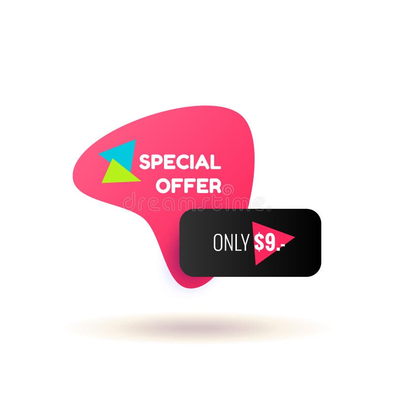 Modern Simple Sale Badge Template Stock Vector - Illustration of coupon ...