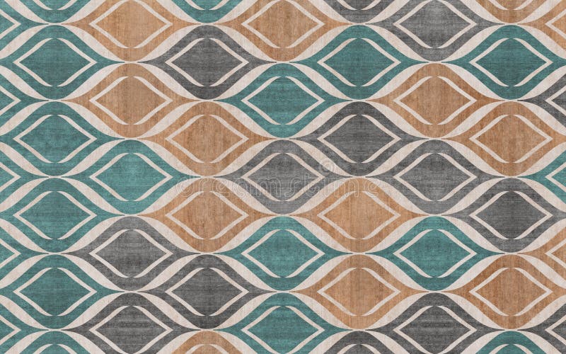 Modern Simple Style Geometric Line Art Carpet Background. Stock ...