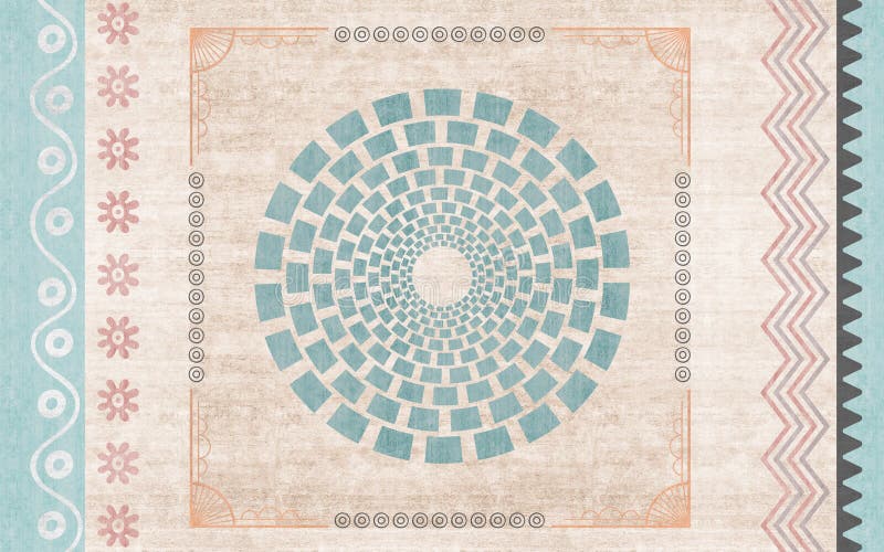 Modern Simple Geometric Line Combination Pattern, Abstract Carpet ...