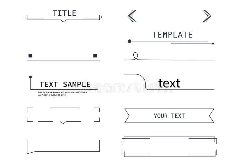 Callout Tech Line Texbox Stock Illustrations – 3 Callout Tech Line ...