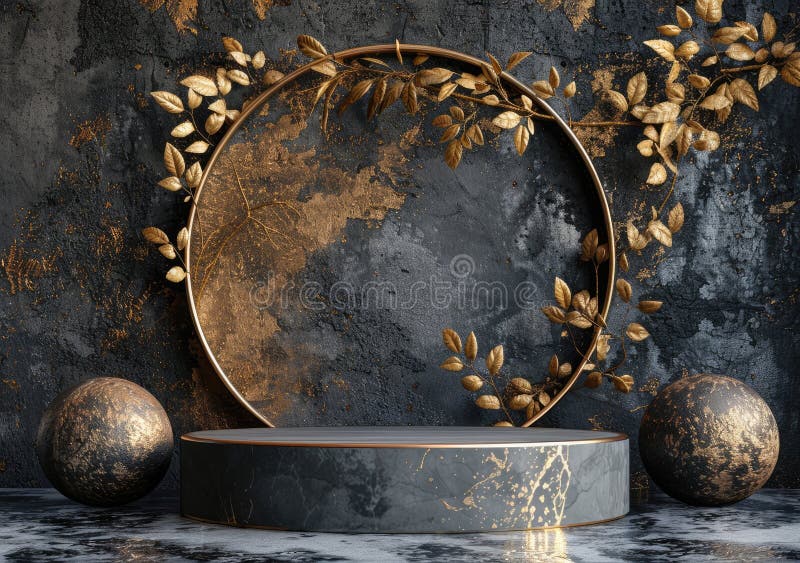 Modern Simplicity: Minimalist Stand Mockup for Podium Display or ...