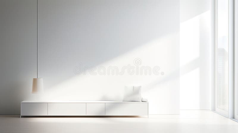 Modern Simplicity, Subtle Lighting and Shadows Creating a Realistic ...
