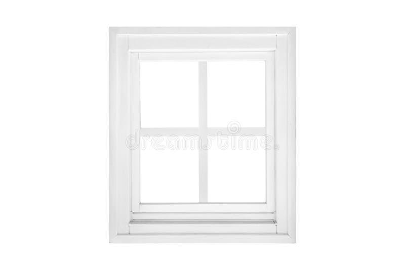 Modern Single Wing White Square Window Divided into Four Sections ...