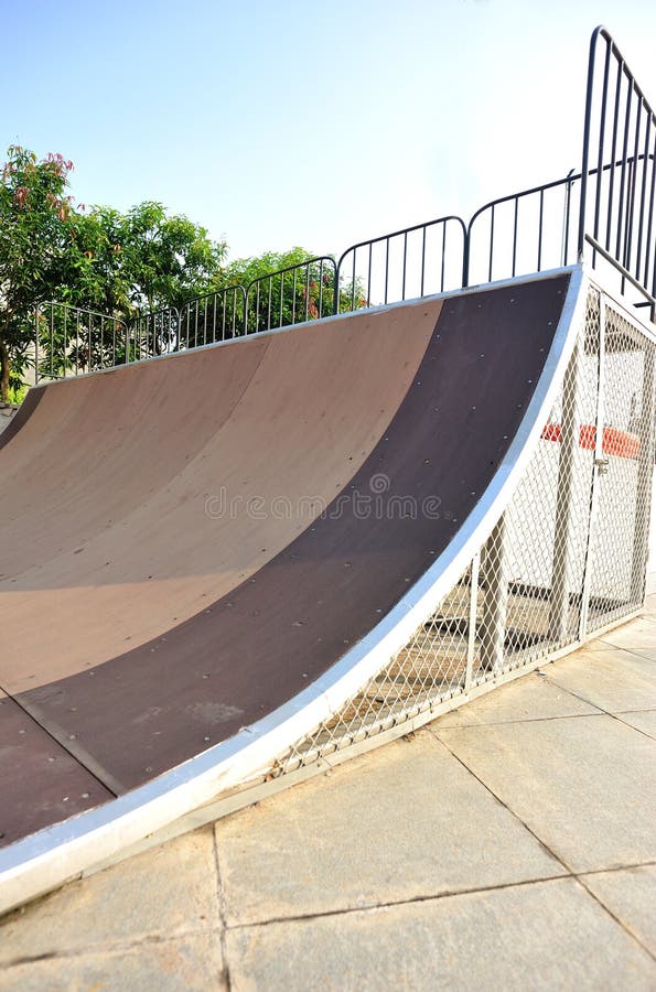 Modern skatepark stock image. Image of city, park, closeup - 43942863