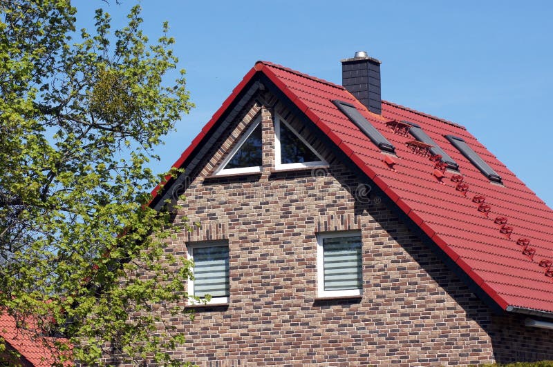 House Roof In Triangle Shape Stock Photo - Image of shape, triangle ...