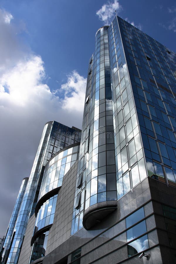 Modern skyscraper stock photo. Image of europarliament - 7635848