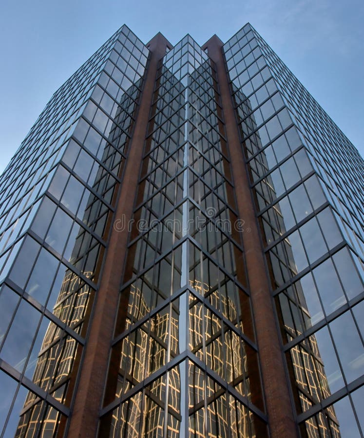 Modern skyscraper stock photo. Image of symmetry, modern - 8458080
