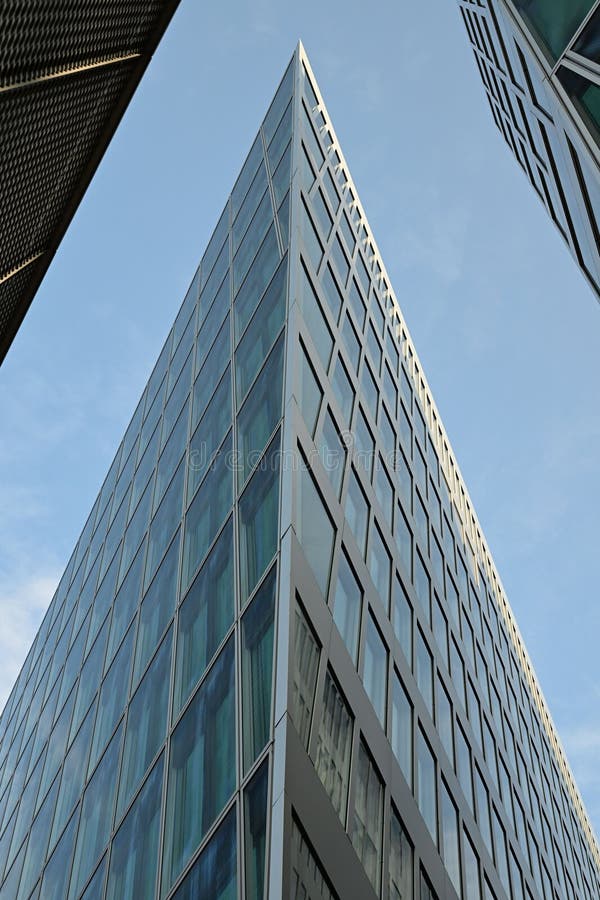 Modern Skyscraper Against Blue Sky Stock Photo - Image of office, blue ...