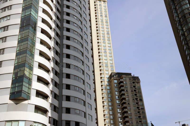 Modern Skyscraper. Background with Copyspace Editorial Stock Photo ...