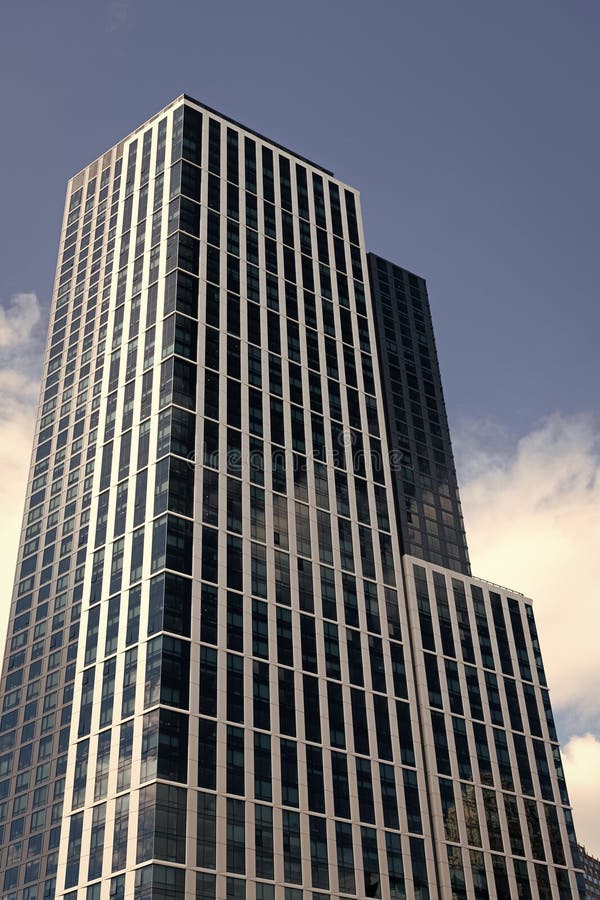 Modern Skyscraper Building. Architectural Building in Metropolis ...