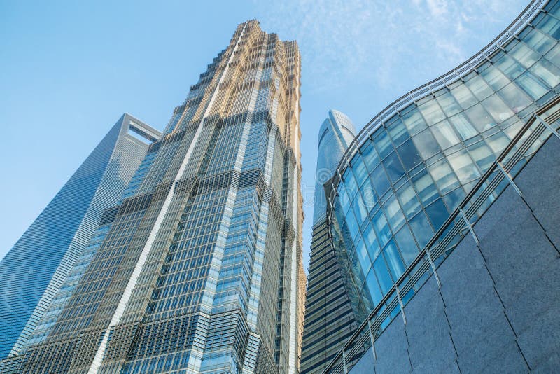 Modern Skyscraper Business Office, Corporate Building Abstract. Stock ...