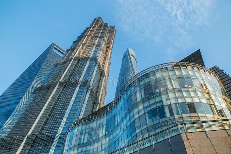 Modern Skyscraper Business Office, Corporate Building Abstract. Stock ...