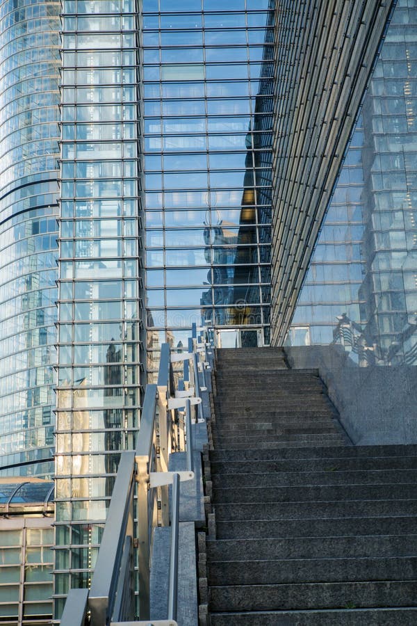 Modern Skyscraper Business Office, Corporate Building Abstract. Stock ...