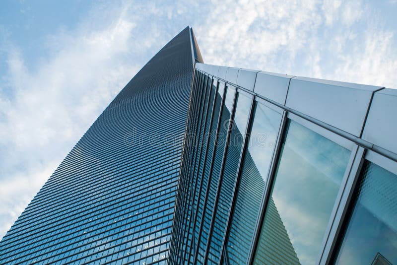 Modern Skyscraper Business Office, Corporate Building Abstract. Stock ...