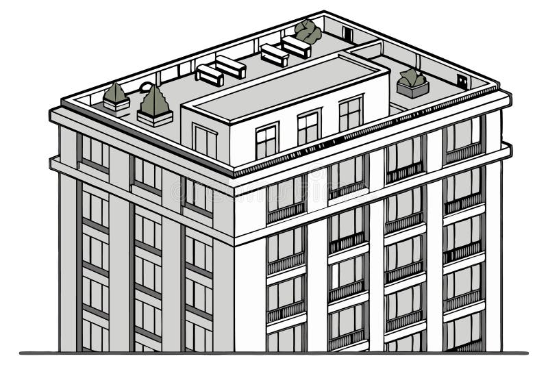 Modern Skyscraper Design Featuring Tall Buildings Windows and City ...