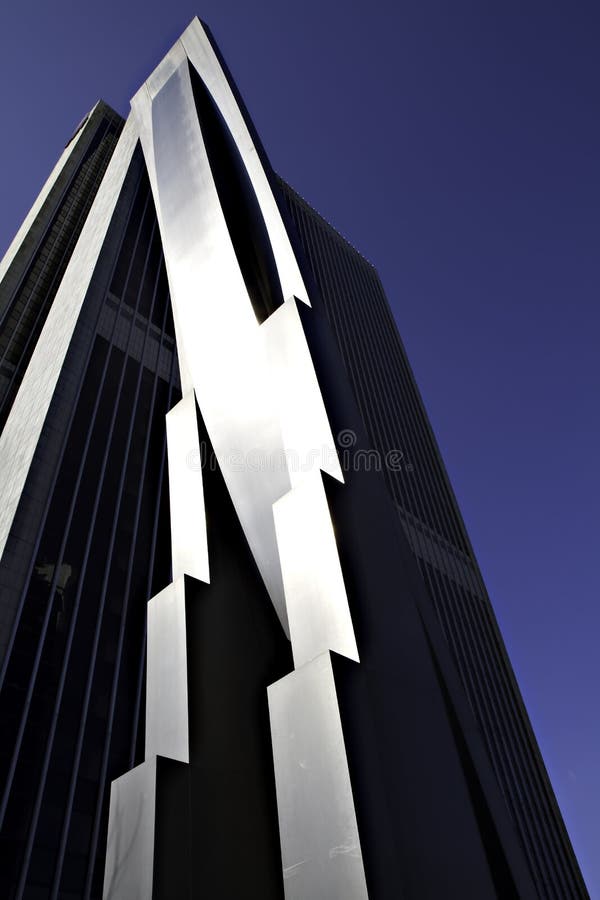Modern Skyscraper FBC Building Stock Image - Image of mirror, finance ...