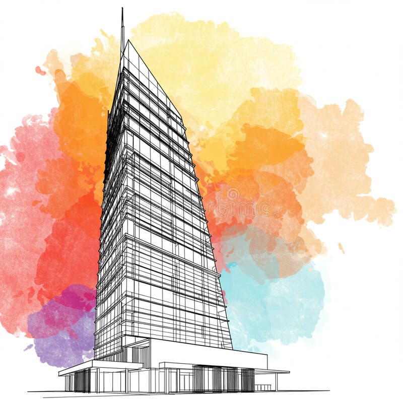 Tall Slender Structure Stock Illustrations – 483 Tall Slender Structure ...