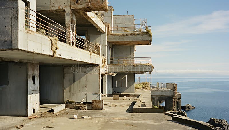 Modern Skyscraper Under Construction with Blue Crane and Steel ...