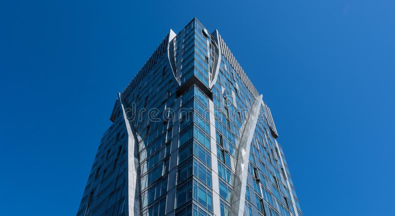 A Modern Skyscraper with a Unique Architectural Design, Featuring ...