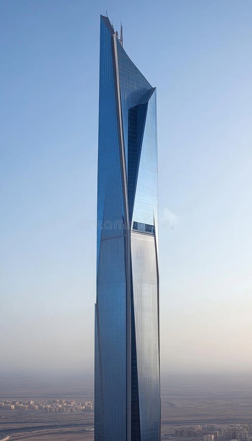 Modern Skyscraper with Unique Architectural Design, Riyadh, Saudi ...