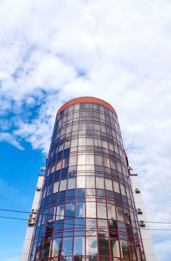 Skyscraper with Round Windows Stock Photo - Image of round, building ...