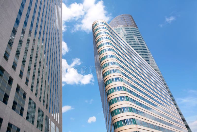 Modern skyscrapers stock image. Image of construction - 26663599