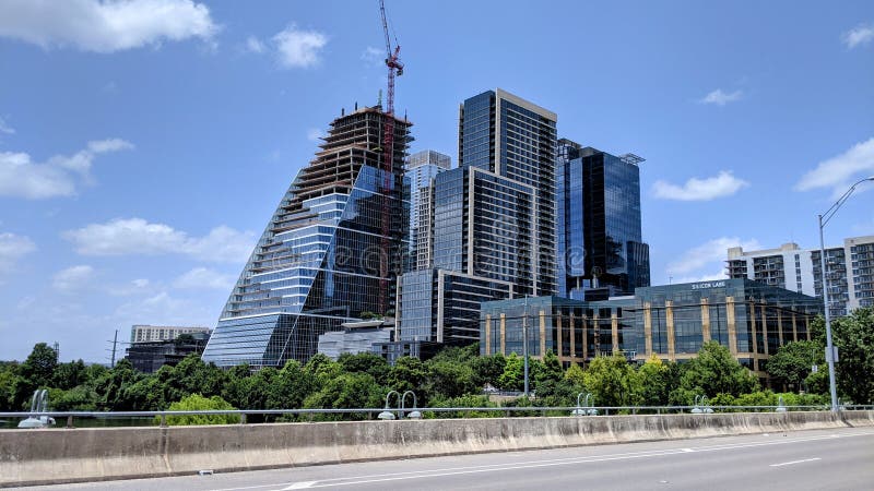 Modern Skyscrapers of Downtown Austin Texas Editorial Photography ...